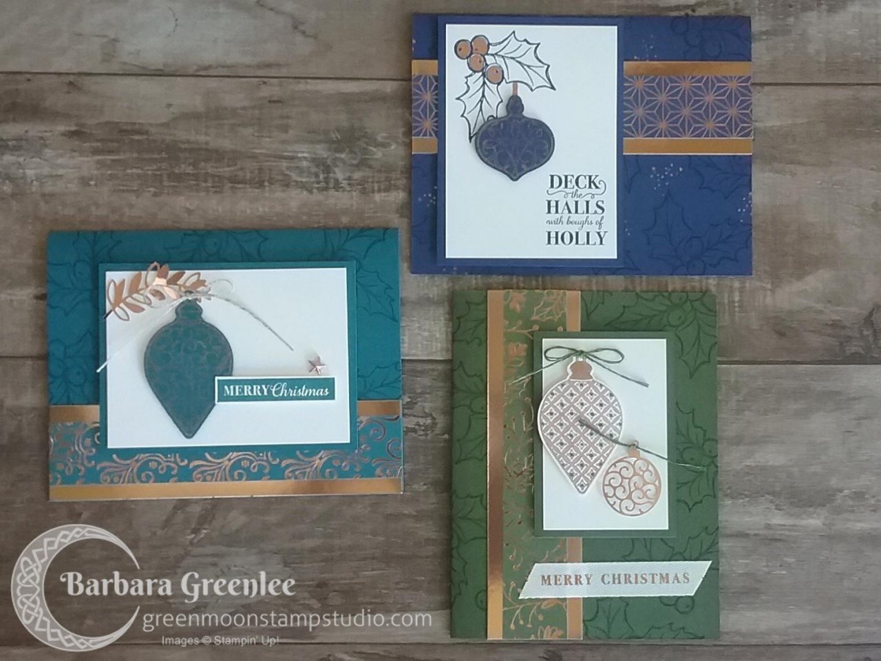 Brightly Gleaming - SAS Card Class - Green Moon Stamp Studio