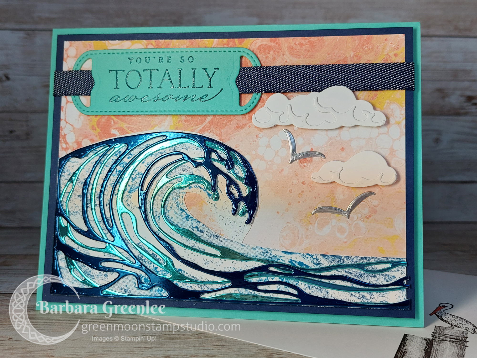 Waves of the Ocean Suite Sneak Peek - Green Moon Stamp Studio