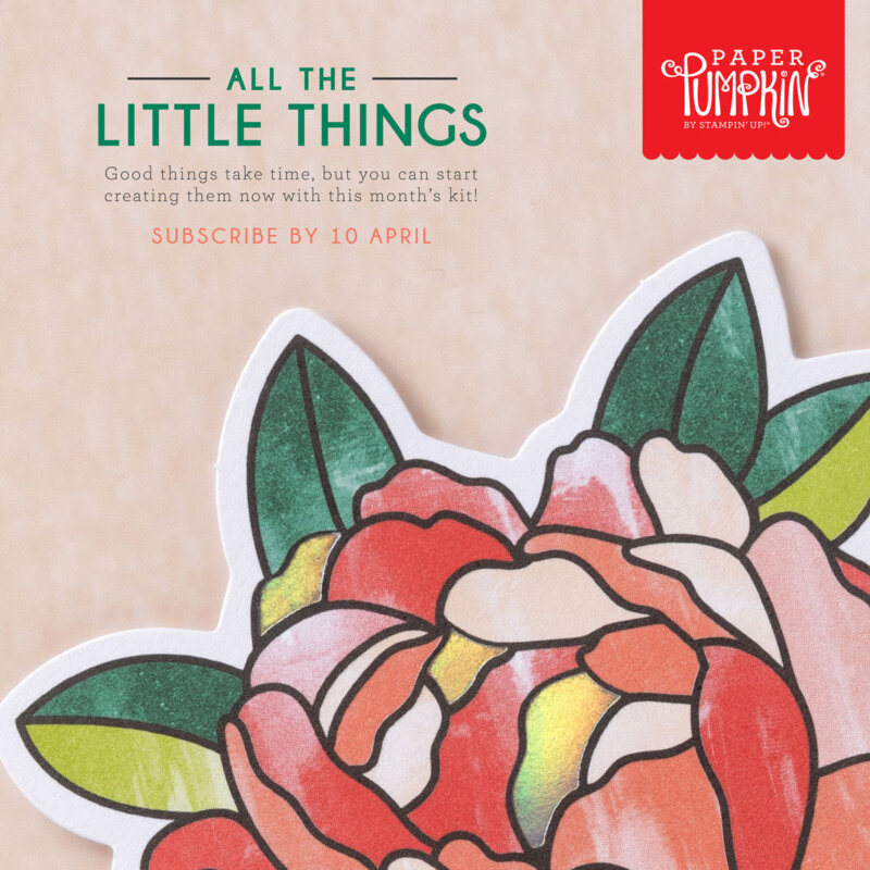 April Kit Includes Free Box Organizer! - Green Moon Stamp Studio