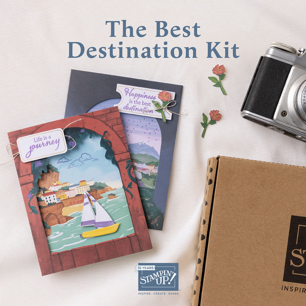 The Best Destination Kit - Green Moon Stamp Studio