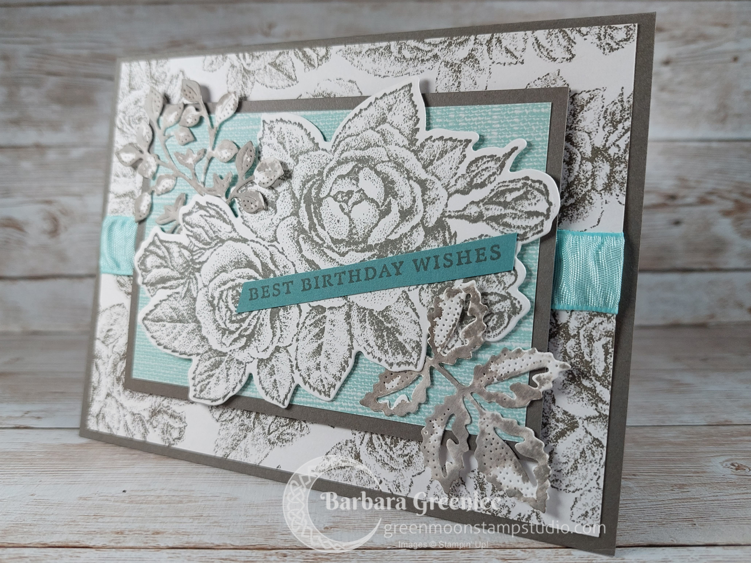 Smooshing Technique - Green Moon Stamp Studio