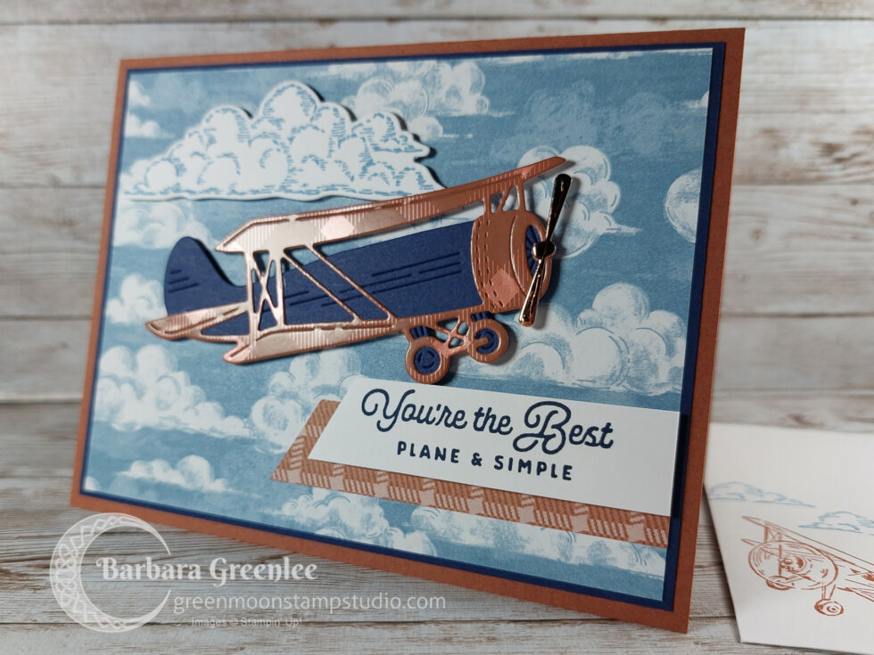 Adventurous Sky Card - Green Moon Stamp Studio