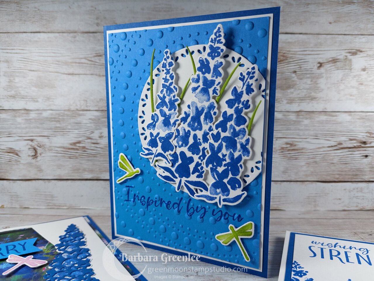 Bluebonnet Cards - Green Moon Stamp Studio