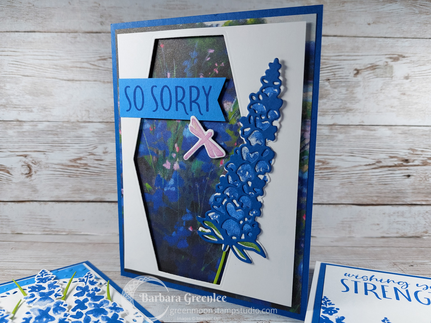 Bluebonnet Cards - Green Moon Stamp Studio