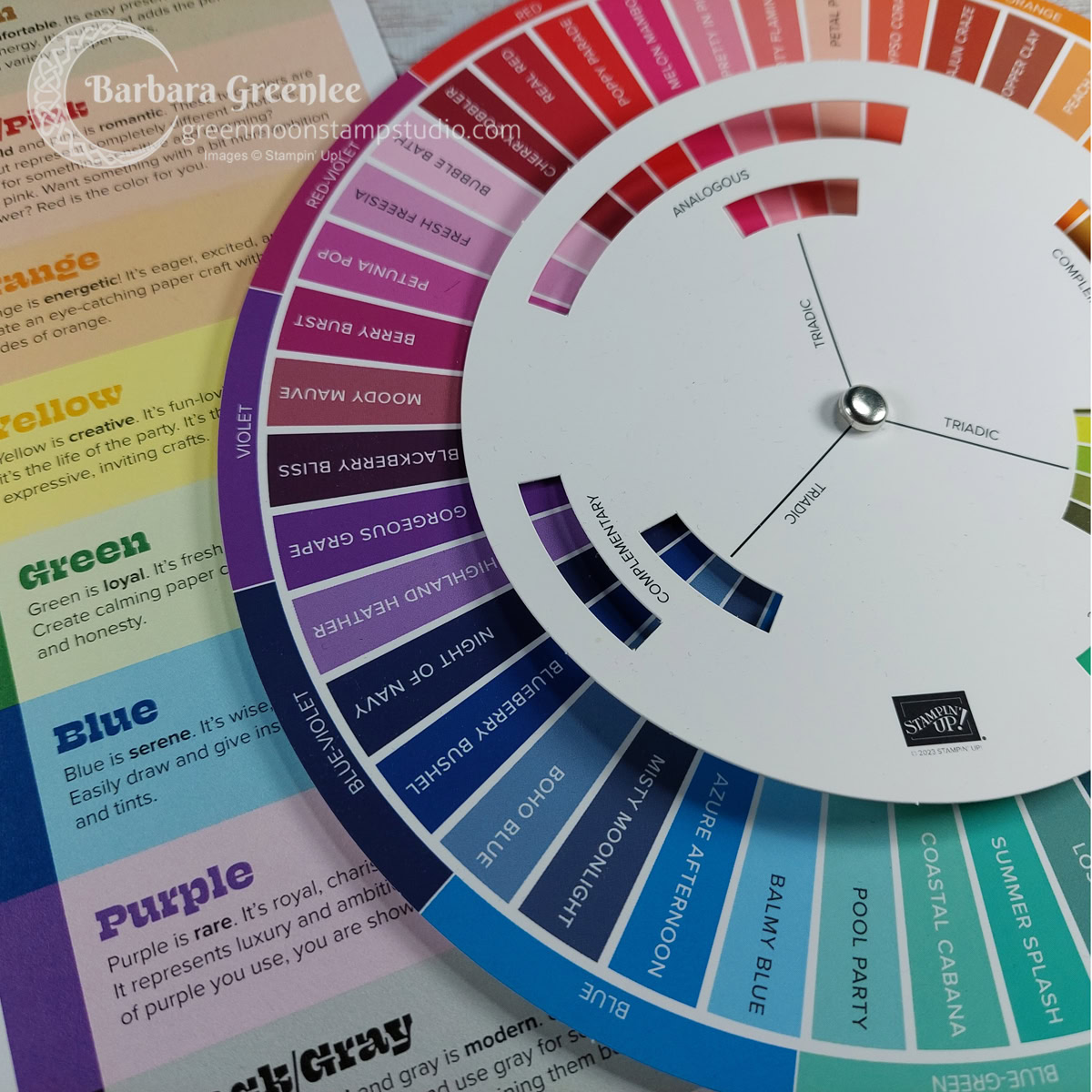 Color Personalities - Green Moon Stamp Studio
