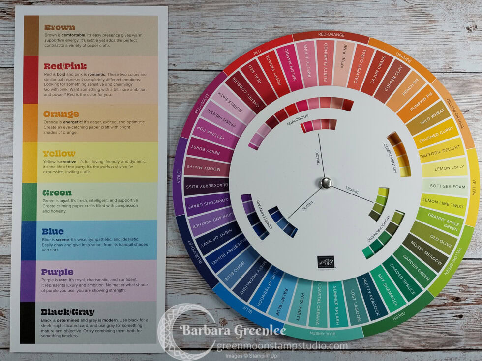 Color Personalities - Green Moon Stamp Studio