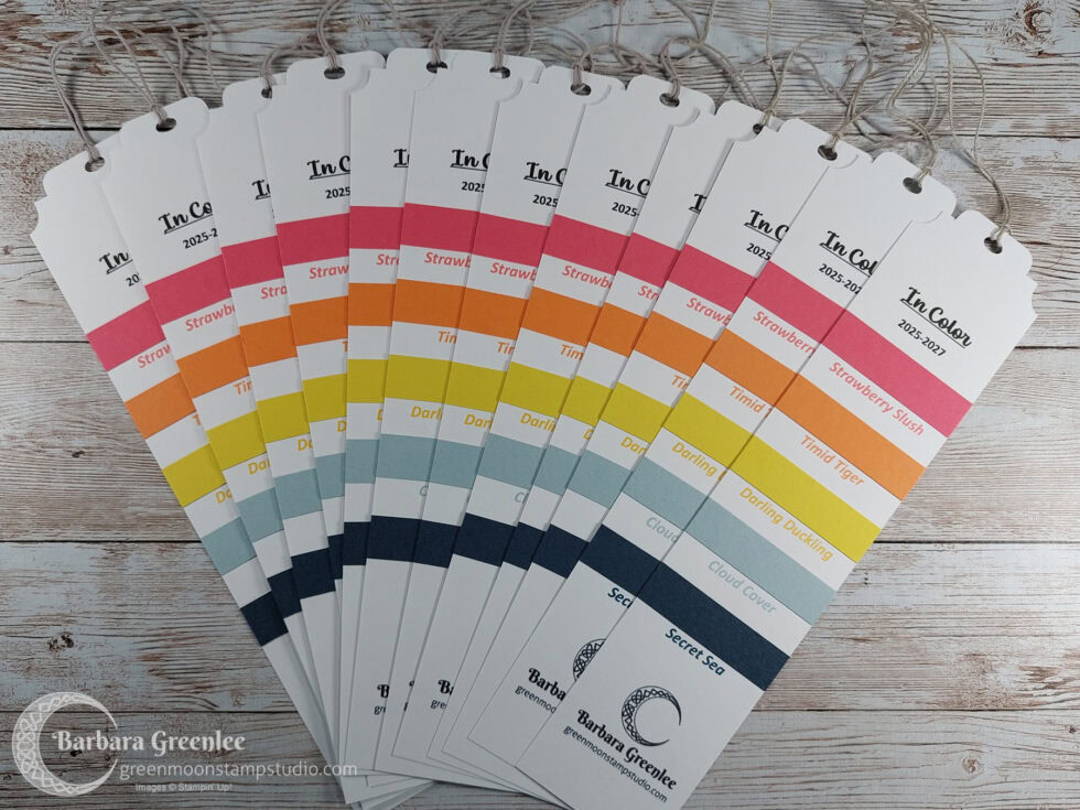 New In Color Comparison - Green Moon Stamp Studio