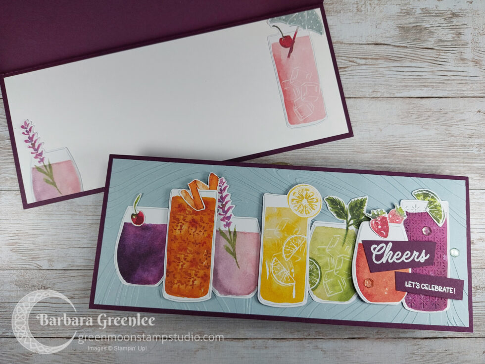 Celebratory Sips Cards - Green Moon Stamp Studio