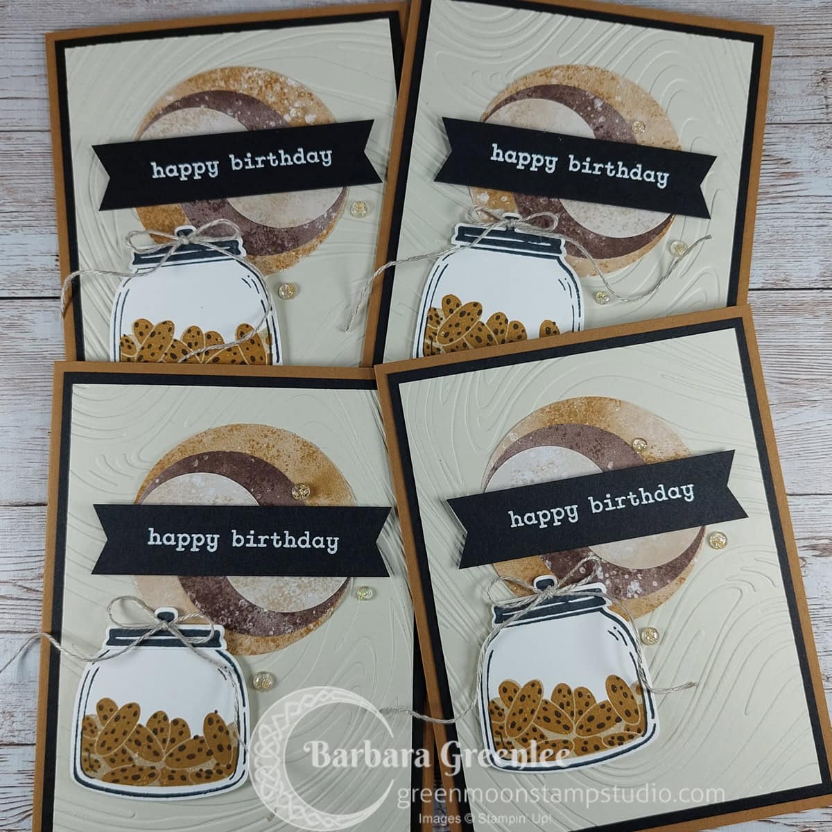 Split Circle Technique - Green Moon Stamp Studio