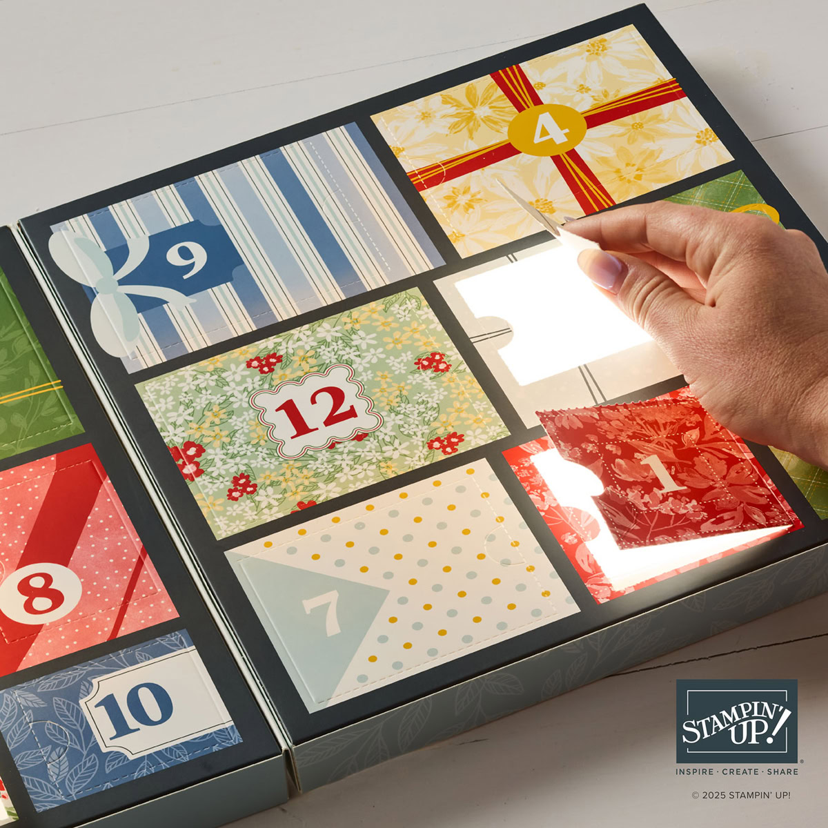 Crafting Advent Calendar - Green Moon Stamp Studio