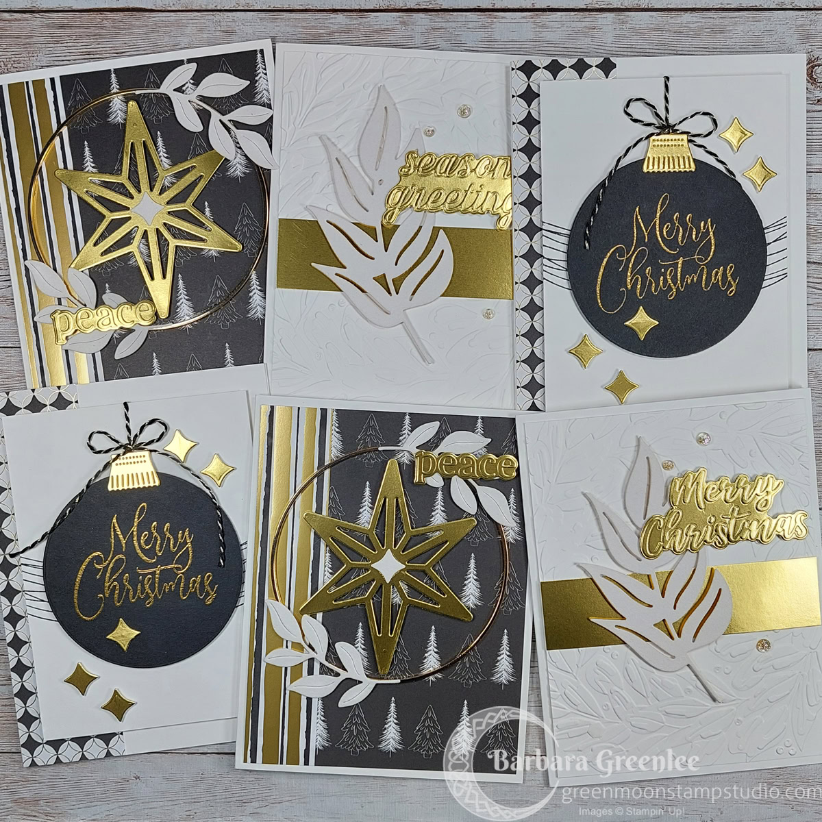Modern Christmas Suite Collection - Green Moon Stamp Studio