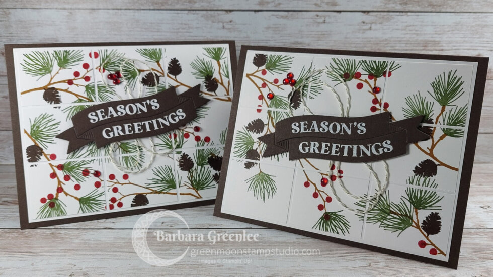 Mosaic Tile Technique - Green Moon Stamp Studio